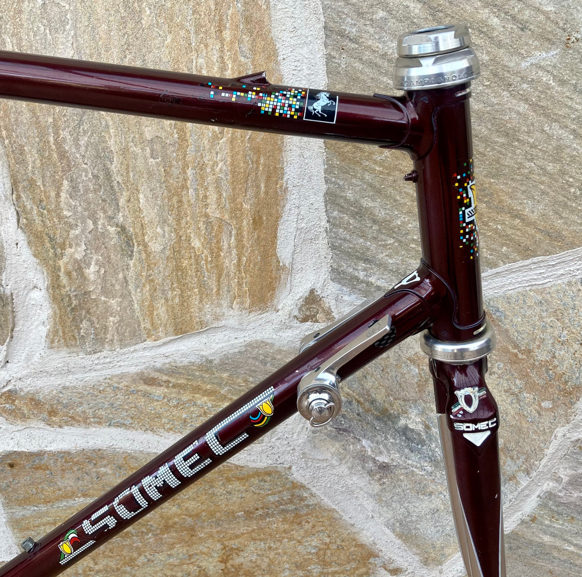 56cm Somec Columbus SLX Cinelli Frameset – Mastroianni Classic Bikes