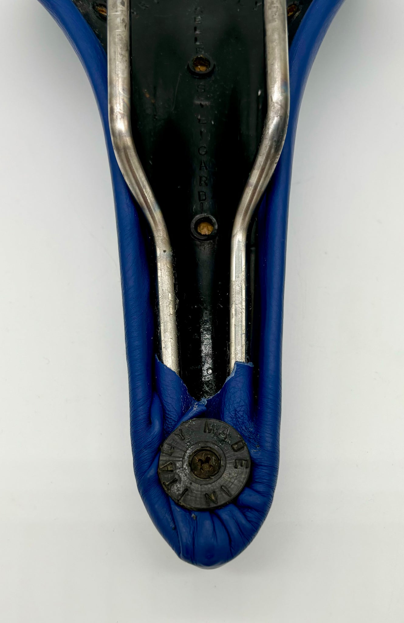 Boschetti pantographed Giorgio Siligardi Saddle - Blue – Mastroianni ...