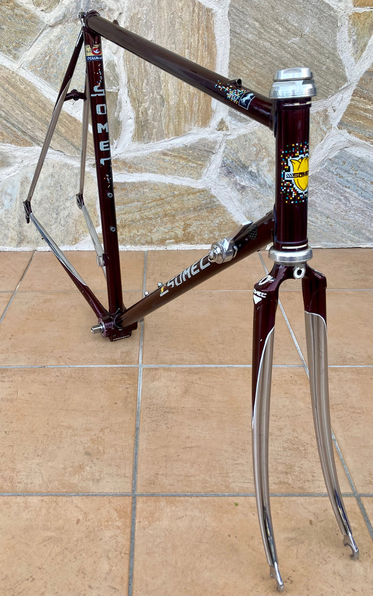 56cm Somec Columbus SLX Cinelli Frameset – Mastroianni Classic Bikes